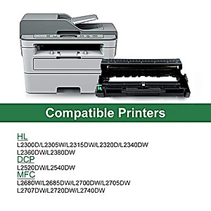 XZMHX DR630 DR-630 Replacement Drum Unit (Not Toner) Compatible for Brother MFC-L2700DW MFC-L2720DW MFC-L2740DW HL-L2300D HL-L2340DW HL-L2380DW DCP-L2540DW Printer (1P Drum Unit ONLY)