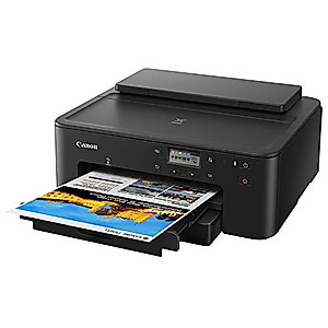 Canon PIXMA TS702 Wireless Single Function Printer | Mobile Printing with AirPrint(R), Google Cloud Print, and Mopria(R) Print Service, Works with Alexa, Black, One Size