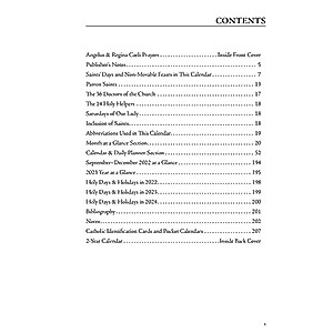 2023 Saints Calendar & 16 Month Daily Planner Spiral Bound