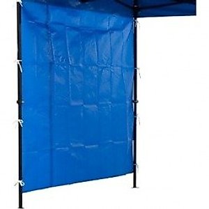 International DRP24-BL E-ZUP Tent, Side Curtain for DR36-08, Economy, Short Side, 8.5 ft (2.4 m), Blue