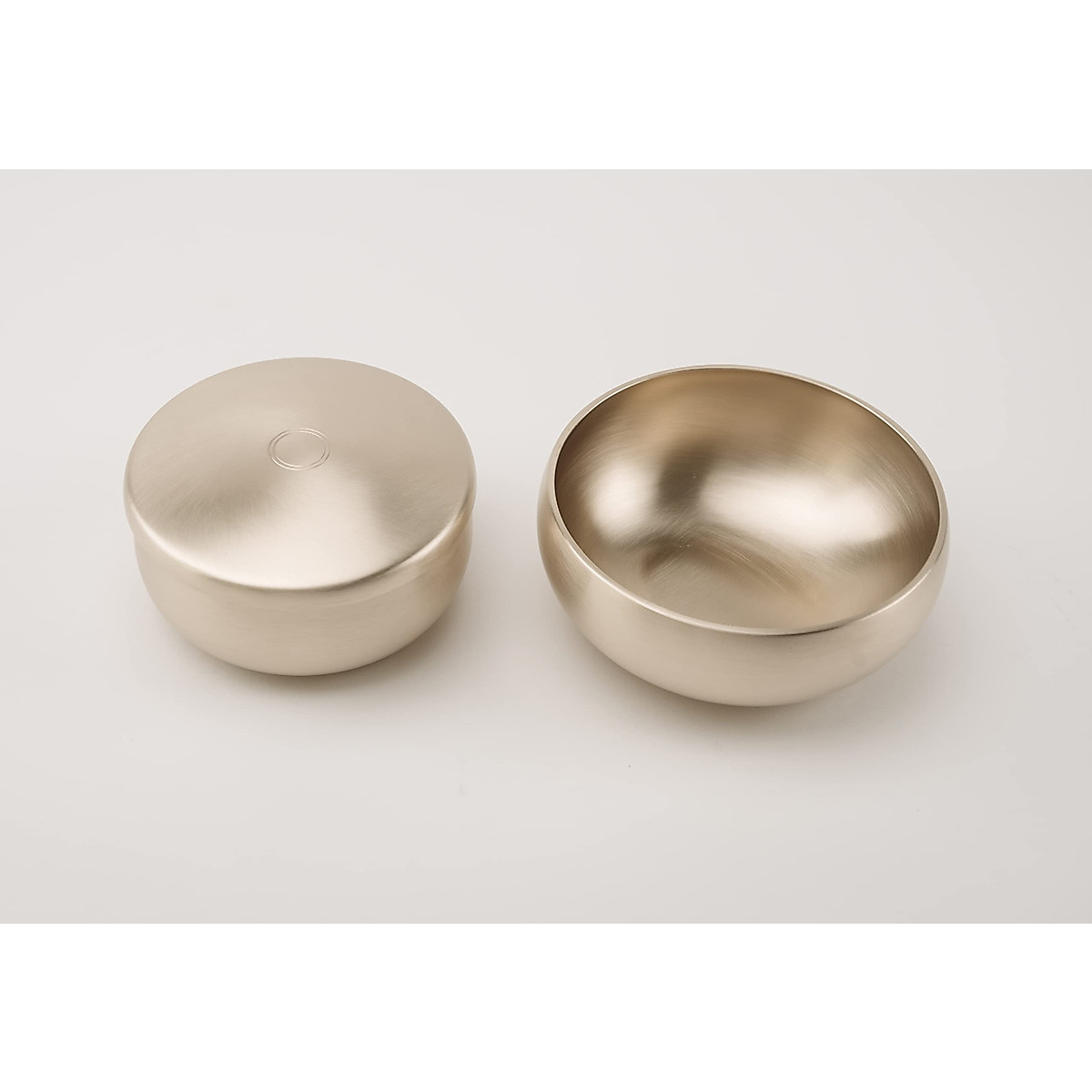 Premium Brassware Rice Bowl Soup Bowl Set Korean Traditional Handmade Tableware Bronzeware BANGJJA YUGI Dinnerware (C)