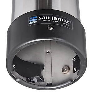 San Jamar C3200P Stainless Steel Pull Type Beverage Cup Dispenser, Fits 6oz to 10oz Cup Size, 2-7/32" to 3-3/16" Rim, 23-1/2" Tube Length