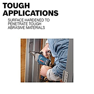 BOSCH CO2155 1-Piece 7/16 In. x 5-1/2 In. Cobalt Metal Drill Bit for Drilling Applications in Light-Gauge Metal, High-Carbon Steel, Aluminum and Ally Steel, Cast Iron, Stainless Steel, Titanium