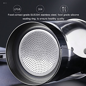 Zooke Classic Stovetop Espresso and Coffee Maker, Stovetop Espresso Maker Stainless Steel Italian Coffee Machine Maker, Crystal Glass 6 Espresso Cups Pot for Italian Cuban Café