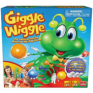 Goliath Giggle Wiggle - The Twisting Turning Race to Get Your Marbles to The Top Game, Multi Color, 48 months to 1188 months