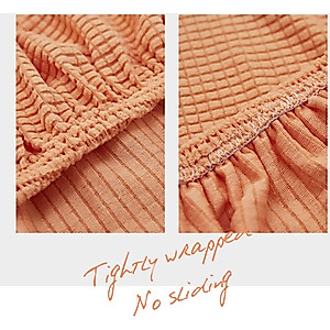 IMYOGI High Stretch Sofa Covers Stretch Sofa Cover Soft Couch Covers Stylish Anti Slip Sofa Slipcovers Machine Washable Furniture Protector for Living Room -blue-1-4 Seater(235-310cm)