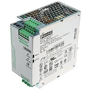 PHOENIX CONTACT QUINT-PS/1AC/24DC/10 10AMP, 2.8-1.2AMP, 50/60HZ, Input:100-240VAC, Output: 24VDC, Power Supply