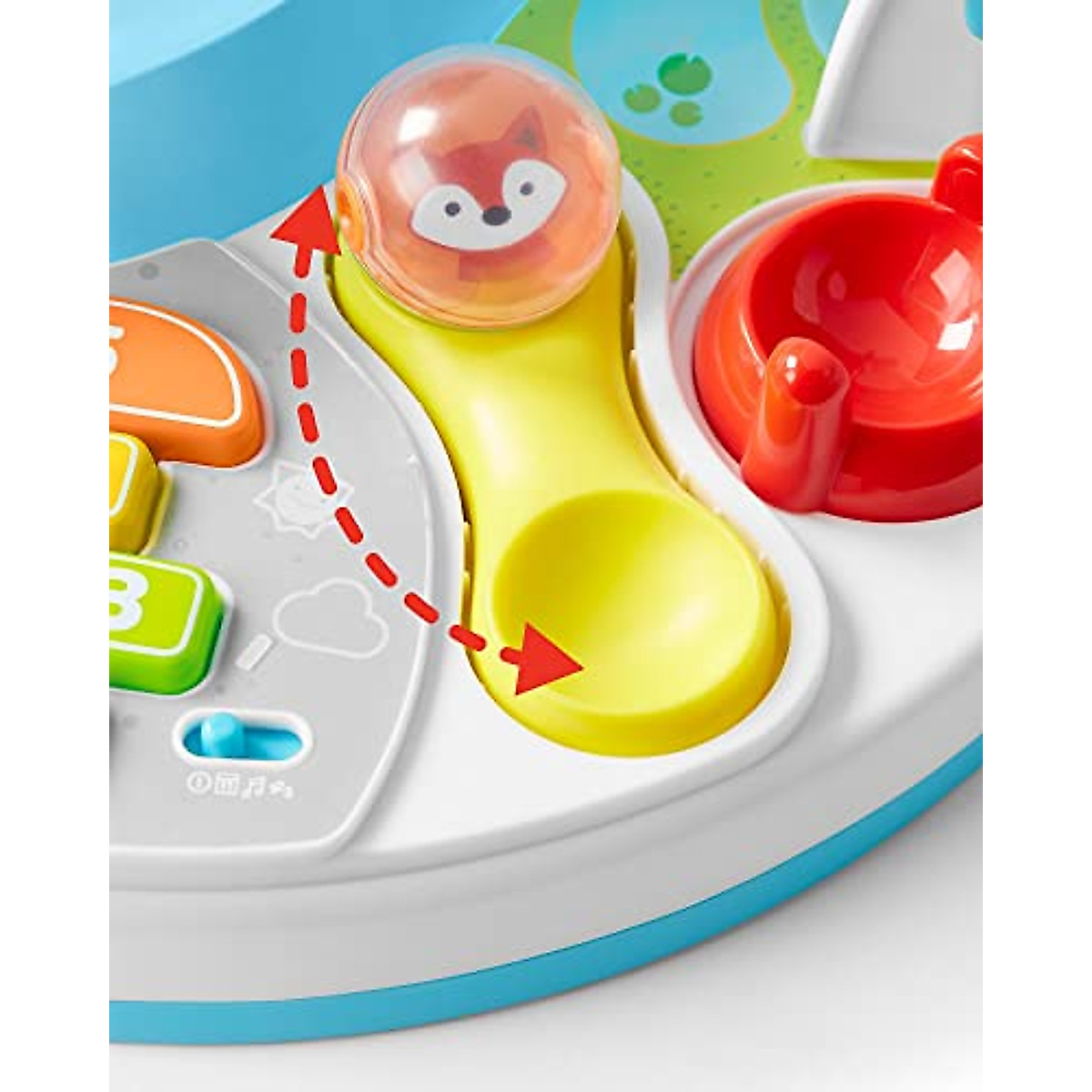 Skip Hop Let's Roll 2-in-1 Baby Activity Table, Explore & More