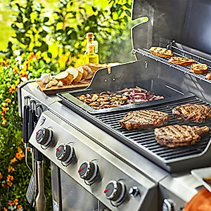 Nexgrill Replacement Parts for 4 Burner 720-0830H 720-0830D 720-0670A 720-0783C 720-0783E 720-0958A, 17" Cast Iron Grill Grates for 5 Burner 720-0888N Charbroil 463241113 463446015, Kenmore Gas Grills