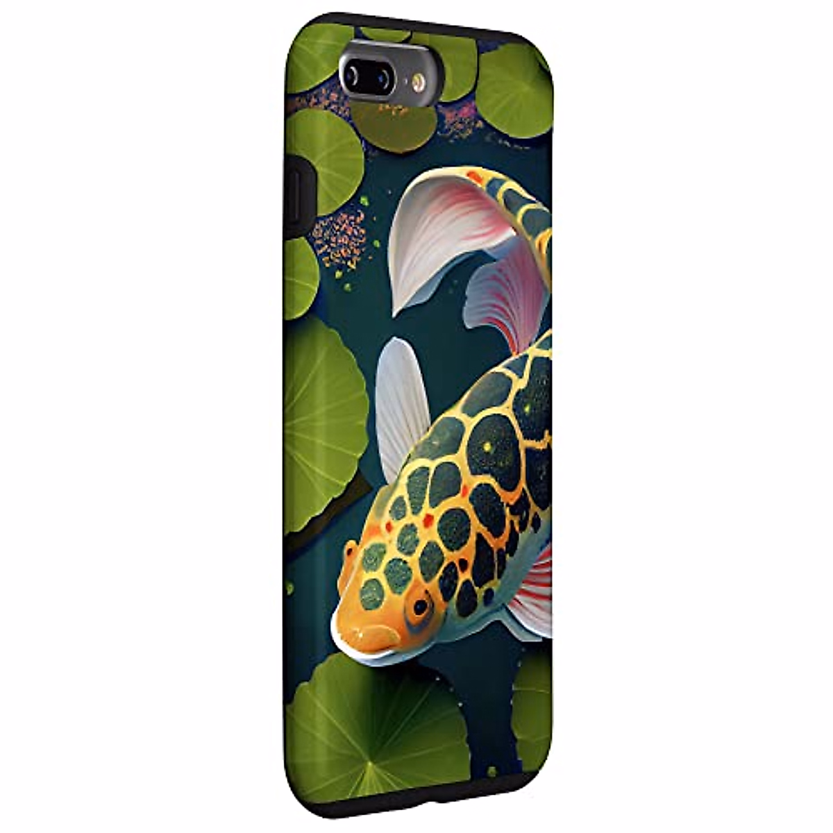 iPhone 7 Plus/8 Plus Japanese Koi fish Pond Lilly pad Carp Fish Case