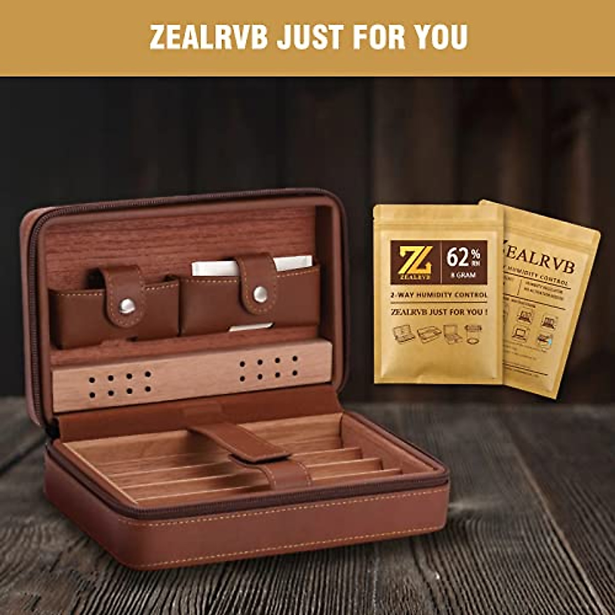 ZEALRVB 62% RH Humidity Pack 8 Gram 10 Packs 2-Way Humidity Control Packs for Herb Flower -Individually Wrapped -No Liquid Leakage…