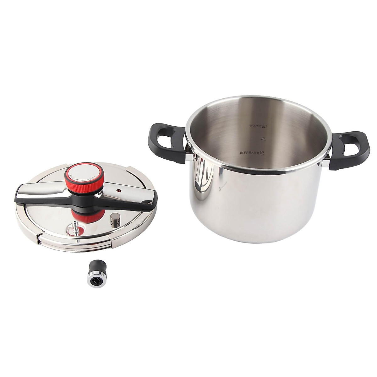 Large Pressure Cooker, Practical Multi Functional Stainless Steel Household Pressure Cooker for Kitchen (8L)