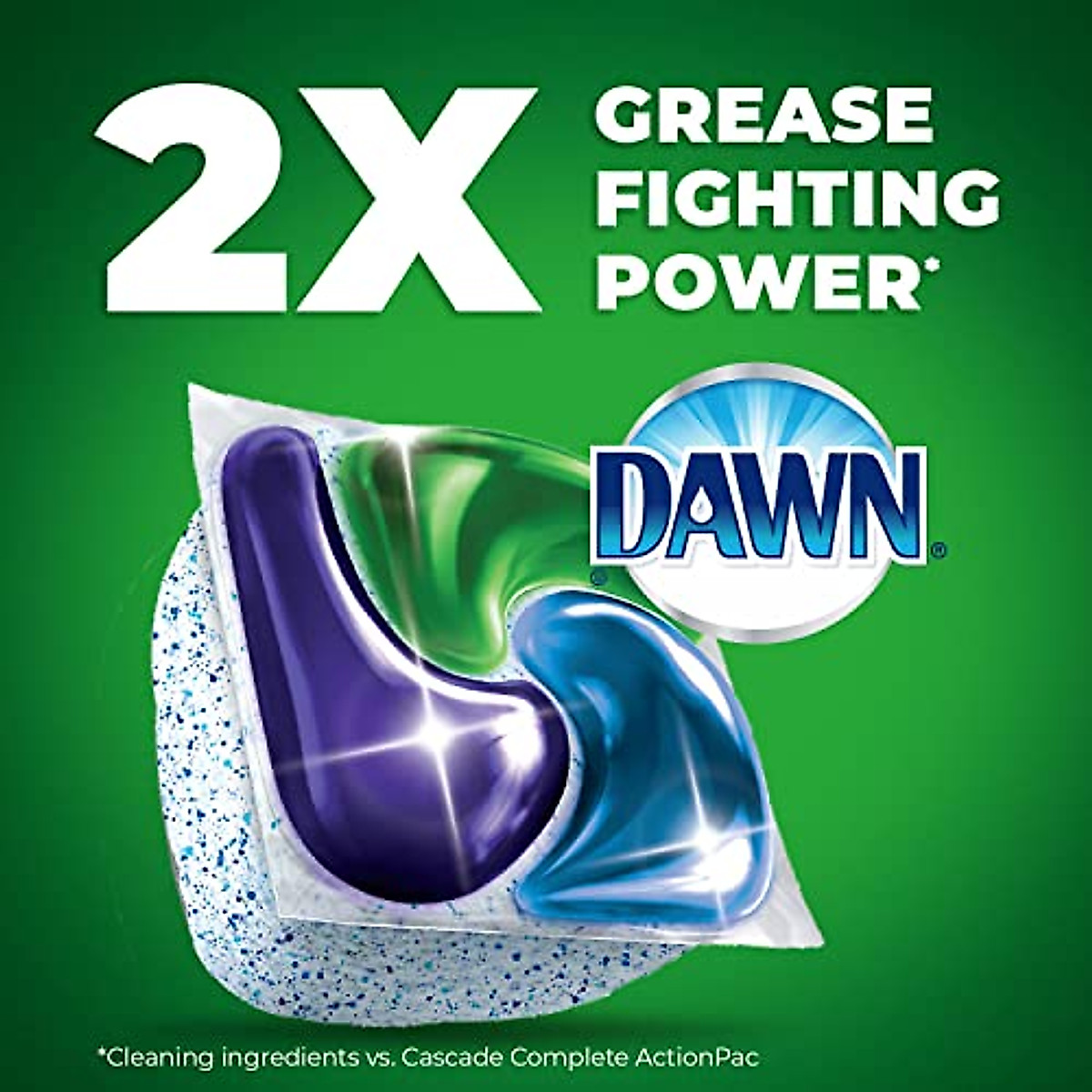 Cascade Platinum Plus ActionPacs Dishwasher Detergent Pods, Fresh, 62 Count