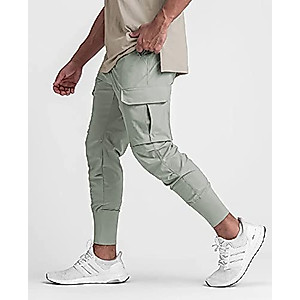 Surenow Mens Running Jogger Pants Workout Athletic Sweatpants Lightweight Thin Quick Dry Tapered Hiking Pants Sports Pants