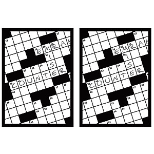 100 Legion Supplies Crossword Deck Protector Sleeves
