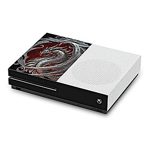 Head Case Designs Officially Licensed Christos Karapanos Talisman Silver Art Mix Matte Vinyl Sticker Gaming Skin Case Cover Compatible With Xbox One S Console