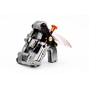 Juin Tech GT-F 4-Piston Cable Actuated Hydraulic Bicycle Bike Disc Brake Caliper Set Hybrid Brake Set for Flat-Mount Road/Cyclocross/Gravel/E-Bike/Folding Bike use (Silver Gray)