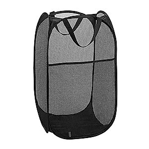 WskLinft Laundry Hamper Multipurpose Breathable Home Sundries Folding Basket Laundry Hamper for Home Black
