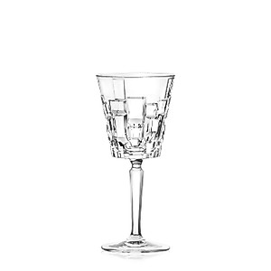 Barski Wine Glass - Goblet - Red Wine - White Wine - Water Glass - Stemmed Glasses - Set of 6 Goblets - Crystal like Glass - 9.3 oz. Beautifully Designed Made in Europe