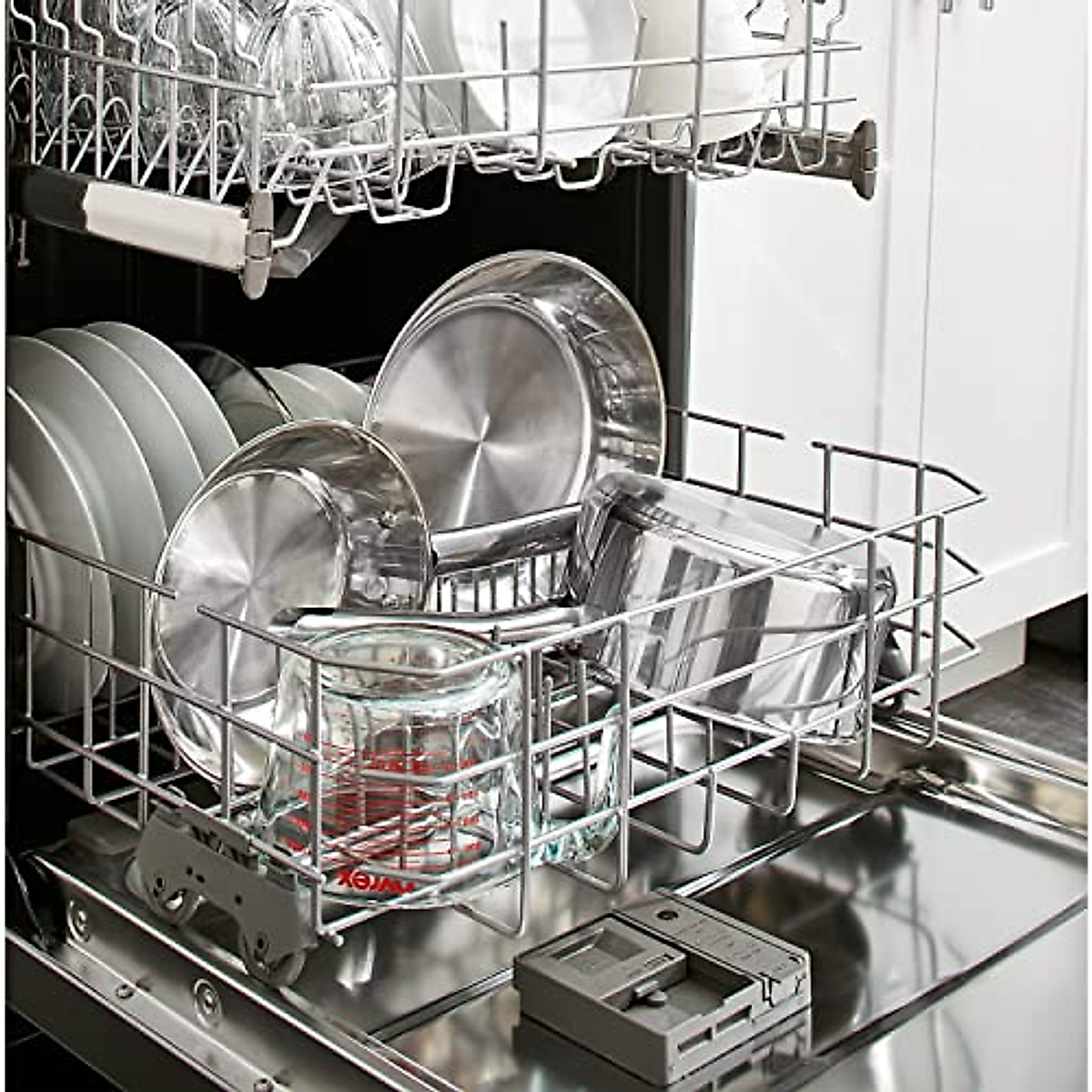 T-fal E75824 Performa Stainless Steel Dishwasher Safe Oven Safe Sauce Pan Cookware, 3-Quart, Silver