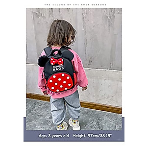 Cute Kids Toddler Small Mini Toy Backpacks,with Mouse Ears for Boys and Girls 1-4 Years Old