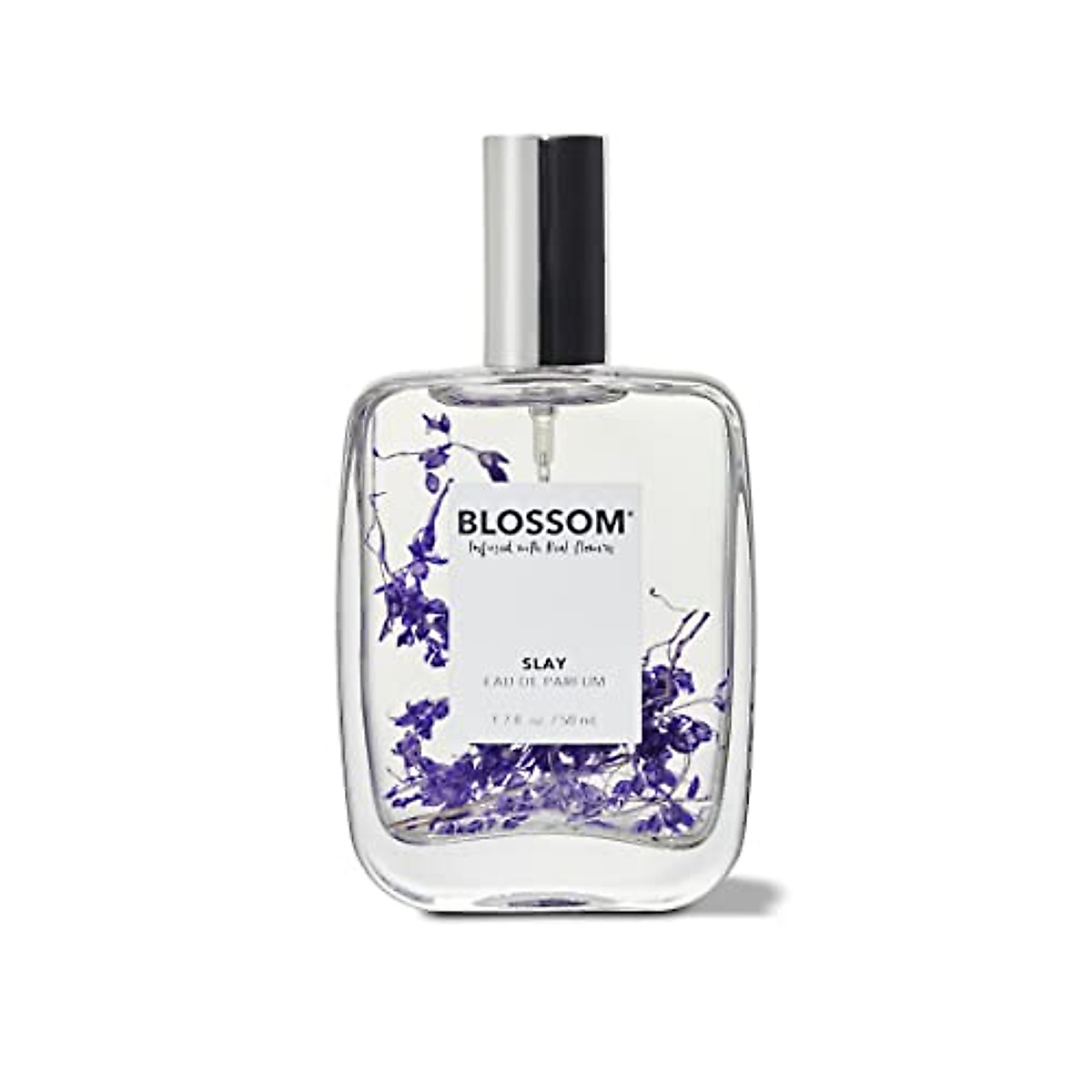 Blossom Unisex Eau De Parfum, Cruelty Free and Vegan, Plant-based Perfume Spray, Infused with Real Flowers, Made in USA, 1.7oz, Slay