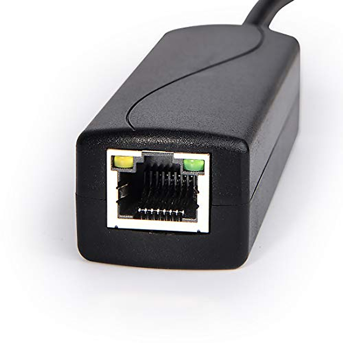 REVOTECH Gigabit PoE Splitter 12V 1A Output, IEEE 802.3af Standard Compliant 10, 100, 1000Mbps Power Over Ethernet Splitter Adapter for Security Camera CCTV Surveillance 5.5x2.1mm DC Plug (PS5712G)