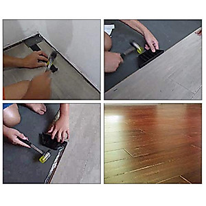 Homend Laminate Wood Flooring Installation Kit with Tapping Block, Pull Bar, Mallet and 30 Spacers