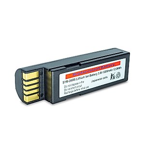 Replacement Battery for Zebra DS3678, LI3678 Ultra Rugged Wireless Barcode Scanners, Li-Ion 3.6V, 3350mAh | Replaces BTRY-36IAB0E-00, 82-166537-01, BT-000341-01