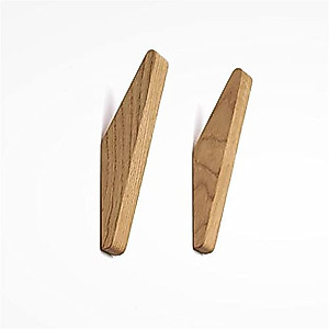 LHLLHL Natural Wood Wall Coat Rack Clothes Hanger Wall Mounted Coat Hook Decorative Key Handbag Storage Room Decor