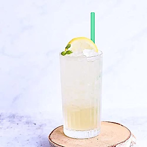 Sihuuu Straws Silicone Straws Drinking Straws Reusable Straws Thickened 5 Set with Brush