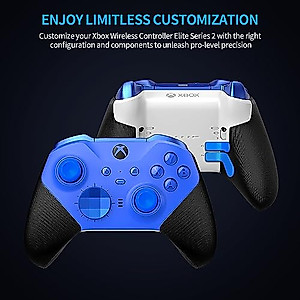 13 in 1 Magnetic Thumbsticks Analog Sticks Replacement Joystick Parts Repair Accessories Kit Component Set with 4 Paddles, 2 D-Pads, 1 Tool for Xbox Elite Series 2 and Core Controller