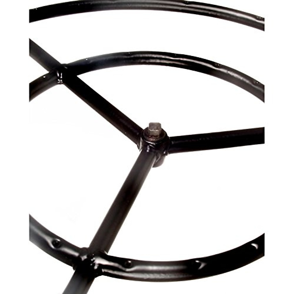 Black Steel Fire Ring - 22 inch