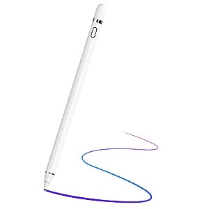 Stylus Pens for Touch Screens, Active Digital Pencil Compatible with iPad/iPad Pro/Air/Mini/iPhone/Other Tablet Drawing&Writing (White)