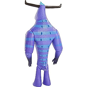 Mattel Monsters at Work Tylor Tuskmon Action Figure, Collectible Disney Plus Character Toy, 7.9-in Tall Highly Posable with Authentic Detail, Kids Ages 3 Years & Older
