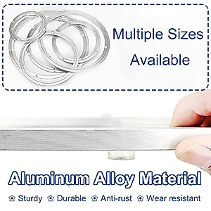 Heavy Duty Lazy Susan Turntable Rings Rotating Bearing, Round 360 Degree Rotating Aluminium Alloy Turntable Base Bearing, Diameter 5~40 In Metal Turntable Ball Bearing