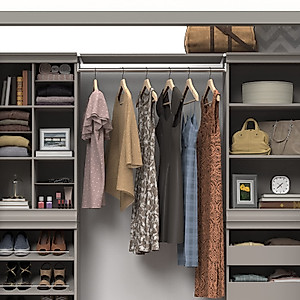 ClosetMaid Modular Storage Shelf and Hang Rod Kit, Taupe