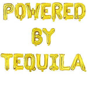 Wonmelody Margarita Birthday Party Decorations Powered by Tequila Balloon Banner Margs and Matrimony Bachelorette Decor Lemon Balloon Gimme One Magrarita Balloon Mexican Fiesta Bridal Shower Decor