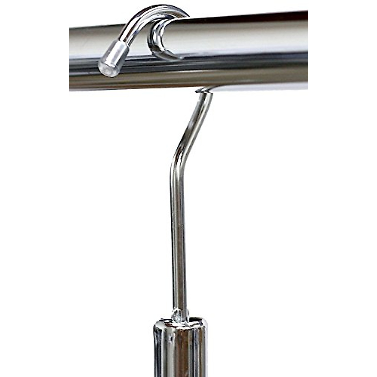 SimpleHouseware Adjustable Closet Hanging Rod, Chrome
