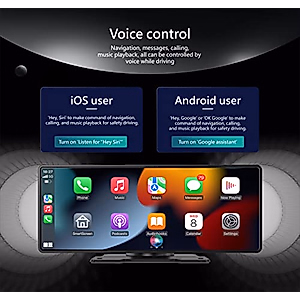 Coral RX10 Newest 10.26-inch Wireless Carplay/AirPlay & Android Auto/Cast Navigation Infotainment Car Stereo, Supporting Bluetooth, AUX, FM Transmitter & All Cars Trucks (RX10)