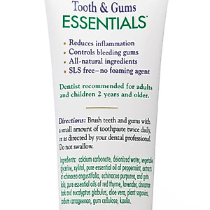 Dental Herb Company - Essentials Toothpaste (4 oz.) Fluoride-Free (3 Pack)