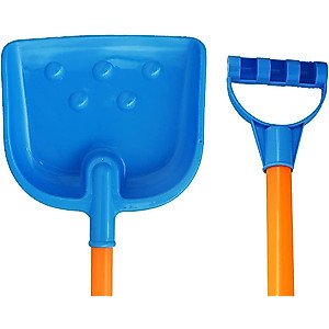 Black Duck Brand Snow Shovel - Measures 25.75'' x 8.66'' - Great for The Snow, The Beach, and Other Outdoor Activities! (1 Pack Blue)