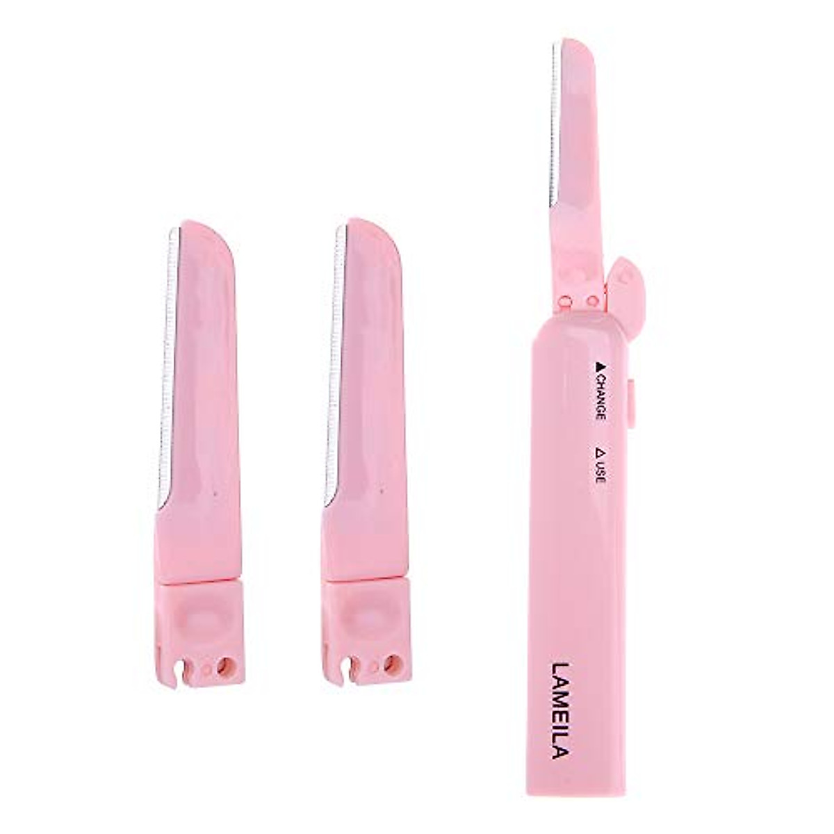 Eyebrow Razor Facial Body Hair Trimmer 3-pack Japan Shaper Non-Slip Handle for Both Men and Women Makeup Tool Kit…