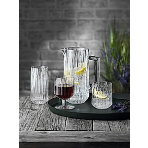 Nachtmann Jules All Purpose Glass, 9 oz, Clear, Dishwasher Safe, Cups, Red Wine and White Wine Glasses, Goblet Party Drinking Glasses with Stem, Set of 4