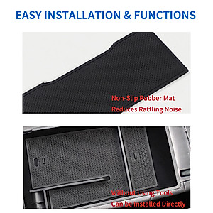 XXCIWP 2024 K5 Console Tray Center Console Organizer Tray for 2024 2023-2021 Kia K5 Console Tray Center Armrest Glove Storage Box for 2022 Kia K5 Gt Line Accessories K5 Armrest Secondary Storage Box