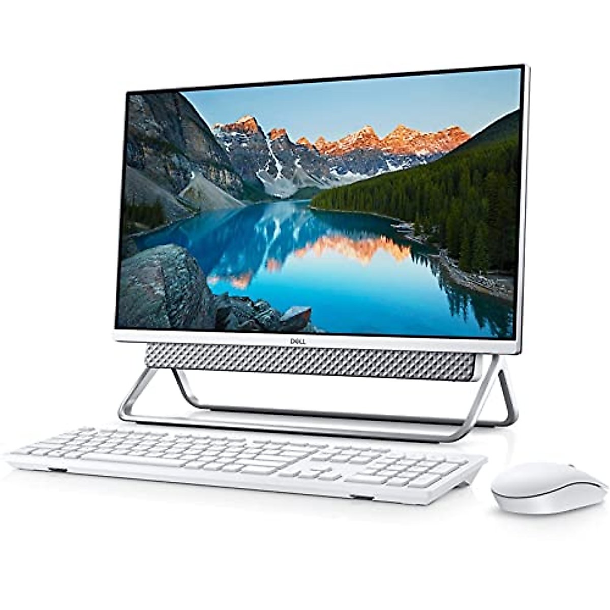 Dell Inspiron 5400 AIO Desktop, Intel Pentium Gold 2-Core Processor, 8GB DDR4 Memory, 256GB PCIe NVMe M.2 SSD, Windows 10 Home, 23.8" FHD Non-Touch Screen, Integrated Graphics