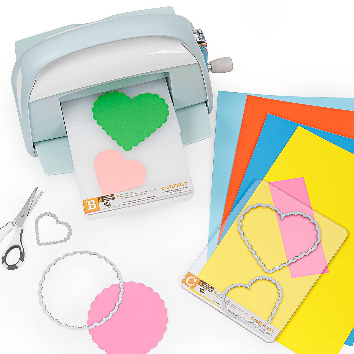 CraftFIRST Cutting Plate B Die Cutting Machine Accessaries 5.87 x 7.75", 1 Pair