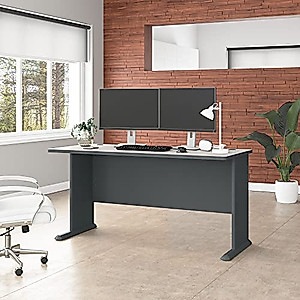 Bush Business Furniture Series A Home-Office-desks, 60W, Slate