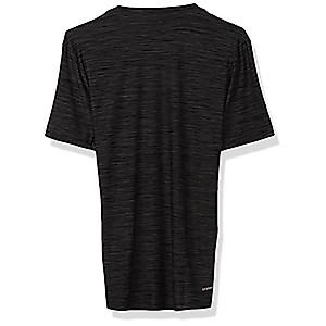 adidas Men's AEROREADY Designed 2 Move Sport Stretch Tee, Black Melange, Medium