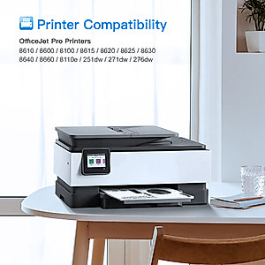 LxTek Compatible Ink Cartridge Replacement for HP 950 950XL to Compatible with OfficeJet PRO 8610 8600 8620 276dw 8630 251dw 8100 8615 8625 8640 8660 271dw Printers (High Yield,2 Black)